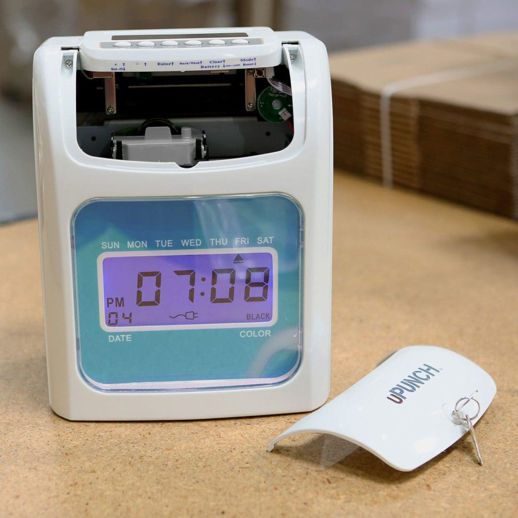 FN1000 Punch-to-Pay Time Clock & Mobile App | uPunch
