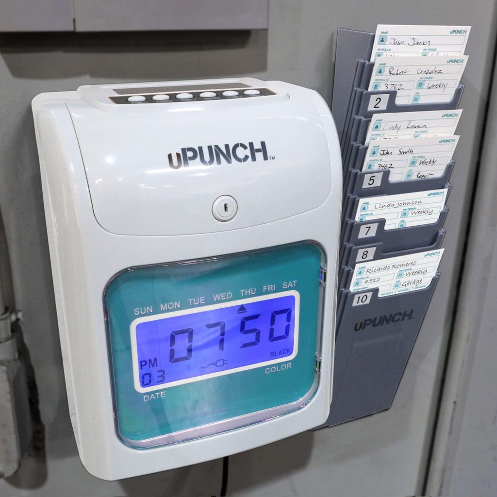 FN1000 Punch-to-Pay Time Clock & Mobile App | uPunch